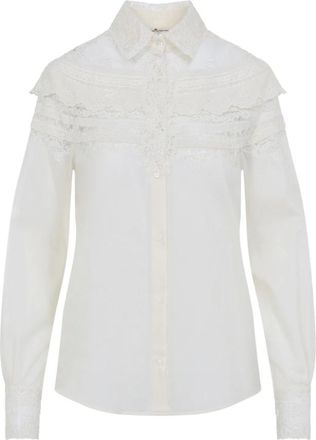 Ermanno Scervino Femme, Blouses et Chemises, Blanc, Taille: 38 FR Shirt
