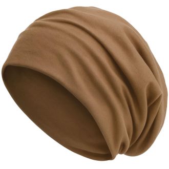 style3 Slouch Beanie aus atmungsaktivem, feinem und leichten Jersey Unisex M&uuml;tze Haube Bini Einheitsgr&ouml;&szlig;e