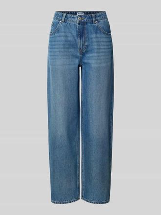 Jake*s Casual Straight Fit Jeans aus reiner Baumwolle im 5-Pocket-Design
