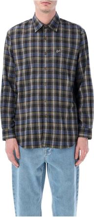 ERL Erl, Homme, Chemises, Multicolore, Taille: L Plaid Long-Sleeve Button-Up Shirt