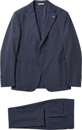 Manuel Ritz Homme, Costumes, Bleu, Taille: XL Abito