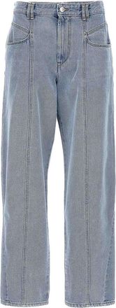 Isabel Marant Straight Leg Jeans - Hellblau