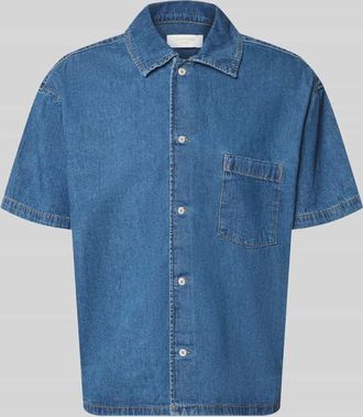 Jack & Jones Modern Fit Jeanshemd mit Brusttasche Modell AUSTIN