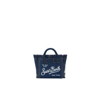 MC2 Saint Barth Femme, Sacs, Bleu, Taille: ONE Size Borsa Vanity Mini