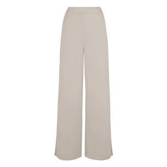 Bomboogie Femme, Pantalons, Gris, Taille: 36 FR Pw9204Tfmr5 Pantalon palazzo large en scuba doux au toucher