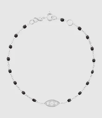 Gigi Clozeau Bracelet Clin doeil Or Blanc Diamants 17cm