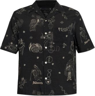 AllSaints Homme, Chemises, Noir, Taille: XL Terra Shirt