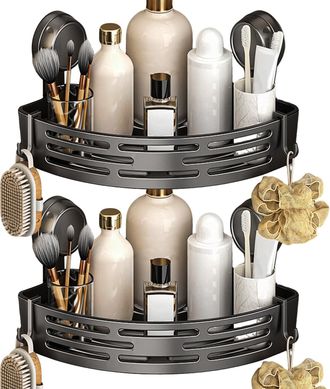 Generic Saugnapf Duschablage | Saugnapf Ohne Bohren - Abnehmbare Duschregale | Zur Aufbewahrung Von Shampoo Und Toilettenartikeln An Der Badezimmerwand