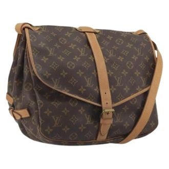 Louis Vuitton Sac bandouli&egrave;re vintage monogramme Pre-owned - Femme - Pre-owned - Brun - Taille: ONE Size