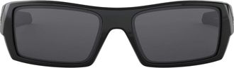 Oakley Herren Gascan W Sonnenbrille, Schwarz (Polished Black), 60