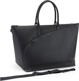 Lacoste Sac week-end Club Lacoste en cuir grain&eacute;