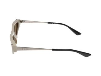 Alexander McQueen Womens Am0493s Sunglasses White Acetate