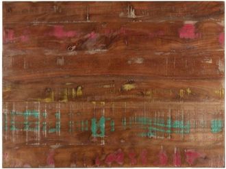 vidaXL Dessus de table 90x70x2,5 cm rectangulaire bois massif r&eacute;cup&eacute;r&eacute; vidaXL