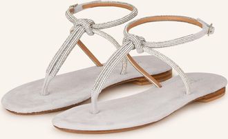 Via Mercanti Viamercanti Zehentrenner Erchie Mit Schmucksteinen braun