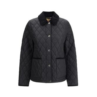 Burberry Steppjacke mit Cordbesatz - - Jackets - Damen - Schwarzk - S