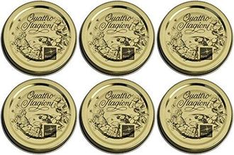 Bormioli Rocco Couvercles Quattro Stagioni de 70 mm de diamètre (lot de 6) [Import italien]