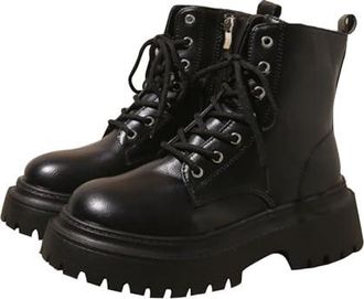 Generico Bottes courtes pour femme basses, bottines pour femme, coupe-vent, talon bas, bottines douces, confortables bottes Texani femme &eacute;l&eacute;gantes, Chelsea bot