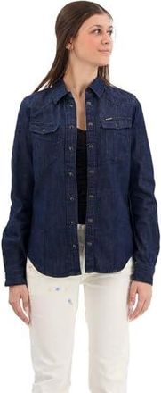 G-Star 3301 Shirt WMN Ls Chemise, Rincé, S Femme