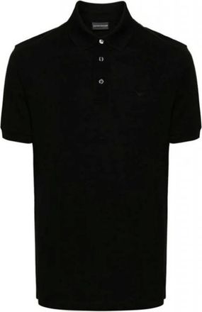 Emporio Armani Homme, Tops, Noir, Taille: L Emporio Armani - Hauts > Polo Chemises
