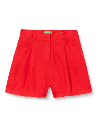 Benetton Damen 4aghd9013 Shorts, Rot 0b6, 30