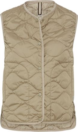 Camel Active Damen Steppweste aus recyceltem Polyester Salbei Grün, womenswear-40