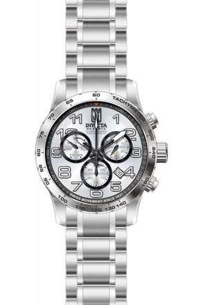 Invicta Jason Taylor 51259 Herrenuhr - Quarzwerk - Edelstahl mit silbernem Zifferblatt - 48 mm