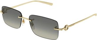 Gucci Stilvolle Sonnenbrille f&uuml;r jedes Outfit - - Accessories - unisex - Gelb - 55 MM
