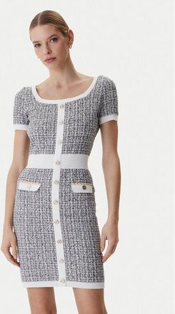 Guess Strickkleid W6RK42 Z0361 Grau Regular Fit