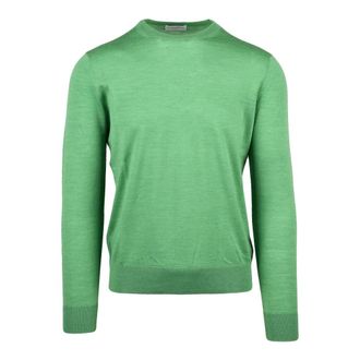 Ballantyne Pullover mit Rundhalsausschnitt - - Knitwear - Herren - Gr&uuml;n - 2XL