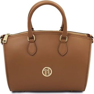 Tuscany Leather Layla Sac à Main en Cuir TL142399 (Cognac)