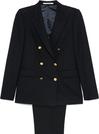 Tagliatore Doppelreihiger Blazer - Blau