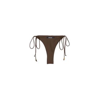 Jacquemus Femme, Maillots de bain, Brun, Taille: 42 FR Le bas de plage Triangle