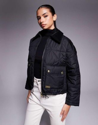 Barbour Juliana - Veste courte matelassée - Noir