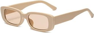 Generic Lunettes de soleil à petite boîte pour hommes et pour femmes, lunettes de soleil tendance pour vacances de rue (couleur : F, taille : moyen) 2026