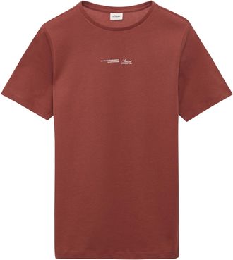 s.Oliver T-Shirt mit Front- und Rückenprint