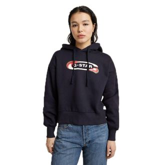 G-Star G-Star RAW Old Skool Logo Loose Hooded Sweater