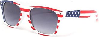 Eye Wear Lunettes de soleil USA drapeau americain - Taille unique - Bleu