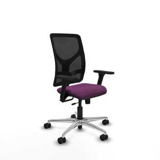 Piqueras y Crespo Schreibtischstuhl, verstellbare Armlehne, h&ouml;henverstellbare Lendenwirbelst&uuml;tze, ausgestattet mit Syncro/Traslack und Schneideschaum, mit Rollen von 65