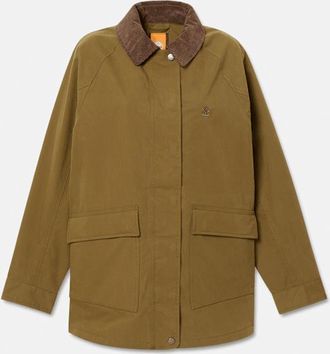 Timberland Wasserdichte Wenham Barn-Jacke f&uuml;r Damen in Dunkelgr&uuml;n, Damen, Gr&uuml;n, Gr&ouml;&szlig;e