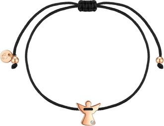 Glanzst&uuml;cke M&uuml;nchen Armband - Sterling Silber Armband Lab Grown Diamond Engel - Gr. ONESIZE - in Quarz - f&uuml;r Damen