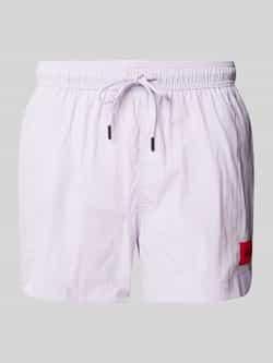 HUGO BOSS Regular Fit Badeshorts mit Label-Patch Modell DOMINICA
