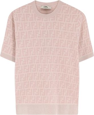 Fendi Damen, Strickwaren, Rosa, MGr&ouml;&szlig;e