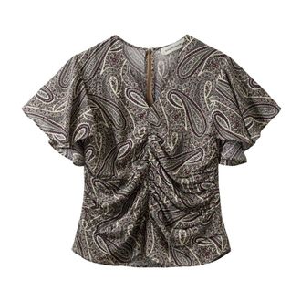 Sofie Schnoor Femme, Blouses et Chemises, Multicolore, Taille: 42 FR Leelasw Printed Blouse