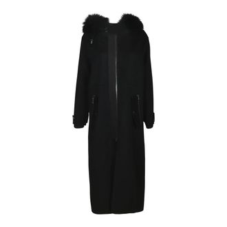P.A.R.O.S.H. Parka Mantel - - Coats - Damen - Schwarzk - M