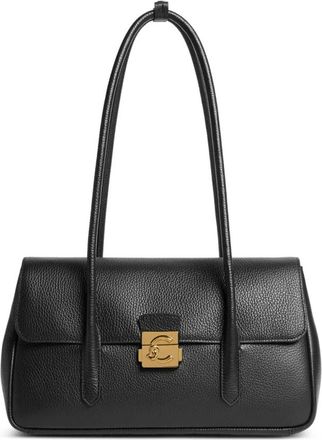 Coccinelle Femme, Sacs, Noir, Taille: ONE Size Sac à main grainé