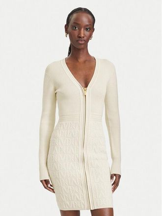 Guess Strickkleid G6BK09 Z1547 Hellbeige Slim Fit