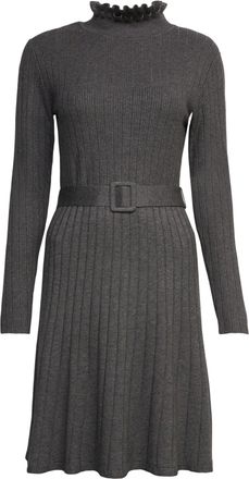Esprit Damen 113EE1E365 Kleid, 024/DARK Grey 5, L
