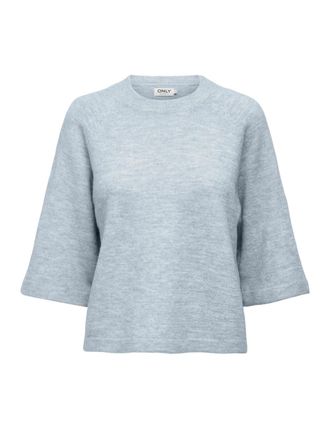 Only Damen Onlsimoni 3/4 Pullover KNT Noos, Cashmere Blue, XL