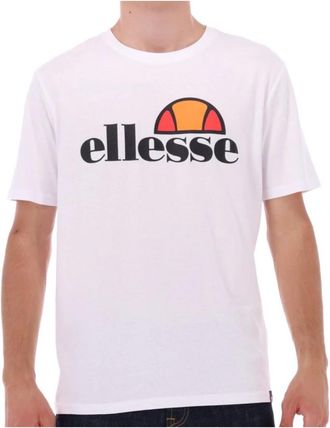Ellesse Logo Extended Wei&szlig;es Herren T-Shirt - - Tops - Herren - Wei&szlig; - S