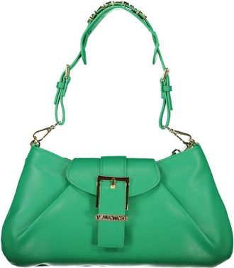 Mario Valentino Mario Valentino Verde Polyurethan-Damentasche mit verstellbarem Schultergurt
